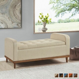 Brighton Fabric Lift Top Storage Bench - Bed Bath & Beyond - 39990086