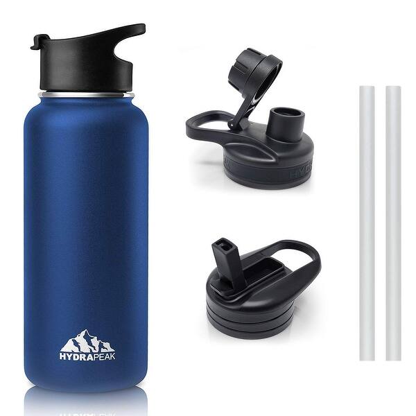 Hydrapeak 32oz Stainless Steel Water Bottle, BPA Free Leak Proof - 3 ...