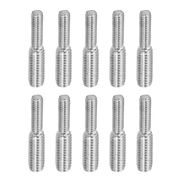 10pcs Double End Threaded Stud Screw Bolt Rod Adapter 20mm Long ...
