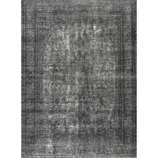 Ahgly Company Machine Washable Contemporary Light Black Area Rugs - Bed ...
