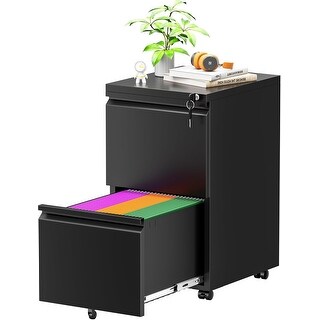 18'' D 2 Drawer Mobile Office File Cabinet - Bed Bath & Beyond - 42711687