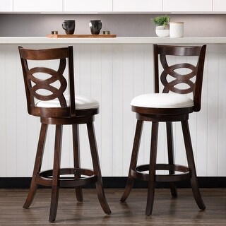 Wren Swivel Bar Height Stools (Set of 2) - Bed Bath & Beyond - 9179093