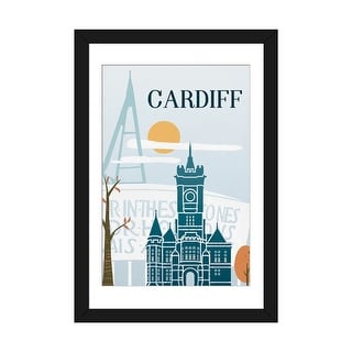 iCanvas "Cardiff Vintage Poster Travel" by Paul Rommer - Bed Bath ...