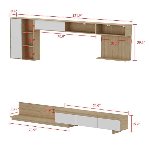 Flex TV Console - Modular Entertainment Center with Silent Drawers ...
