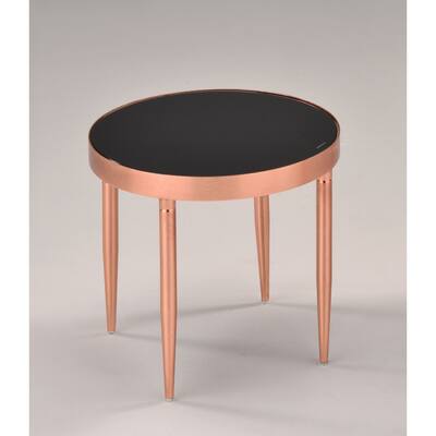 Rose Gold End Table - Overstock - 28369359