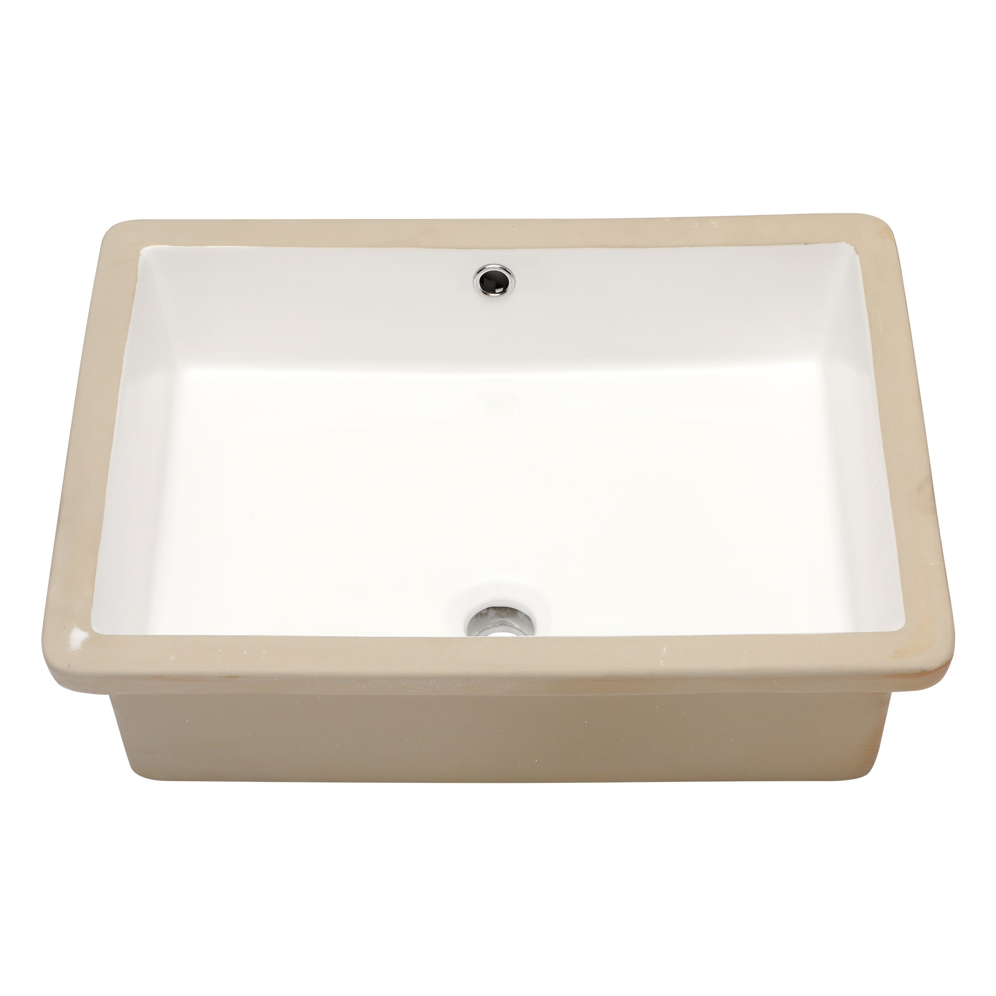Fiore 2015, 20''x15'' Rectangle Undermount Bathroom Sink w/Concealed ...