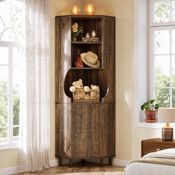 large tall corner unit