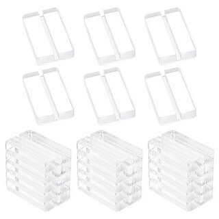Acrylic Place Card Holders with Card Slot 20pcs Clear Table Number ...