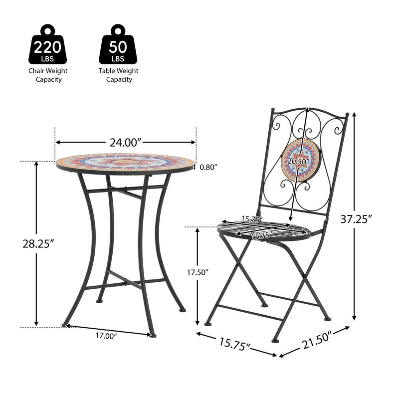 Christopher Knight Home Victoria's Elegant Patio Bistro Set - On Sale ...