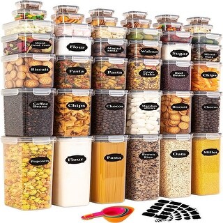 Food Storage Containers Set with Lids 42 Pcs - Bed Bath & Beyond - 39202947