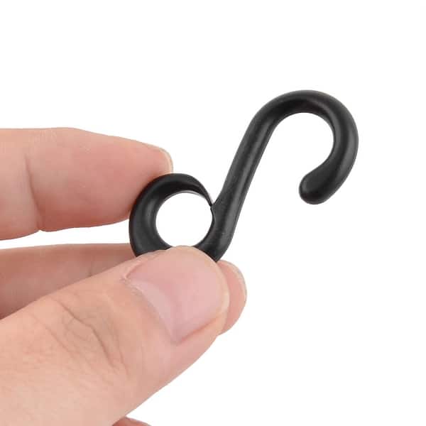 Bag Plastic S Shape Strap Connective Swivel Snap Ring Hooks Buckle ...