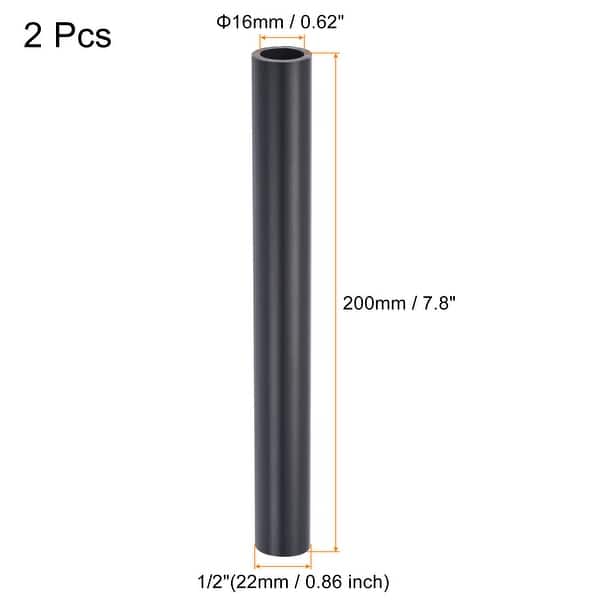 UPVC Pipe Fitting 200mm Straight Coupling Joint Connector 2pcs - Bed ...