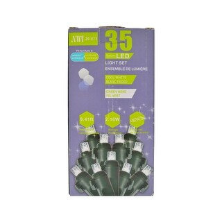 35 Lt 5Mm Led Indoor/Outdoor Light Set (Clear Bulbs) - Set of 2 - Bed ...