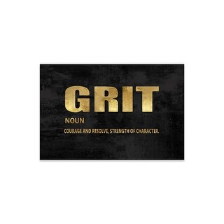Grit in Gold Print On Acrylic Glass by Jamie MacDowell - Bed Bath ...