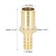 Brass Barb Hose Pipe Fitting Straight Connector Adapter for Air Water ...