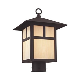 Livex Lighting Montclair Mission 1 Light Outdoor Post Light - Bed Bath ...