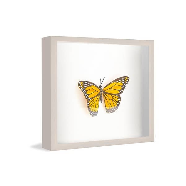 14x14 Shadow Box Frame White | 0.875 inches Deep Real Wood - Bed Bath ...