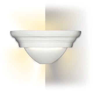 A19 Traditional 11" Ceramic Corner Wall Sconce from the Islands of ...