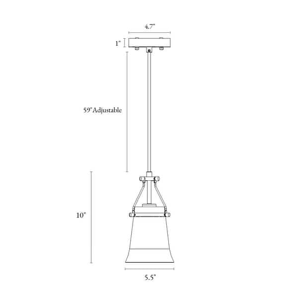 Haye Modern Gold 1-Light Mini Glass Pendant Light for Kitchen Island ...