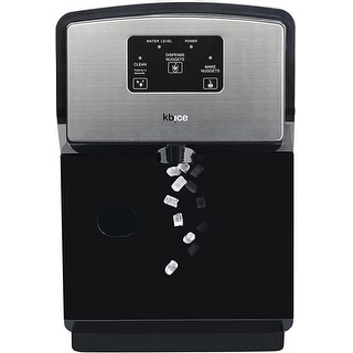 KBice Self Dispensing Countertop Nugget Ice Maker, Crunchy Pebble Ice ...