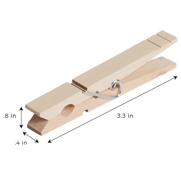 Smart Design Wooden Clothespins - 18 Pack - Bed Bath & Beyond - 37830917
