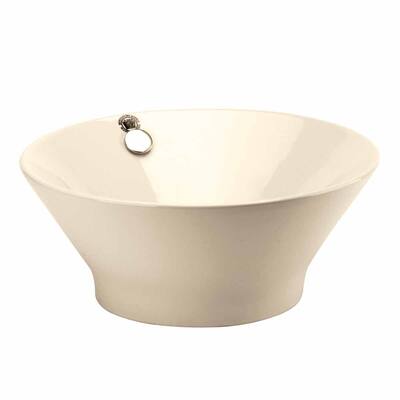 Bathroom Vessel Sink Biscuit Colored China Overflow Renovators Supply ...