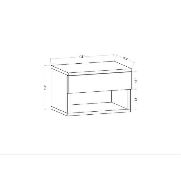 Jamot Floating Nightstand - Bed Bath & Beyond - 38050985