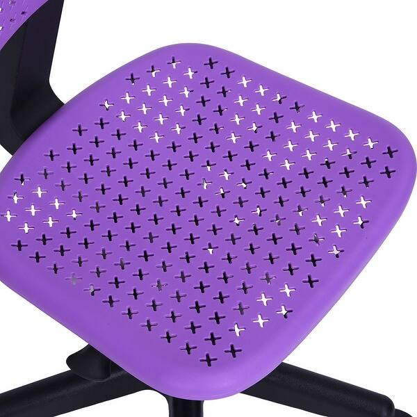 Plastic Children Student Chair Low-back Hollow Armless Adjustable ...