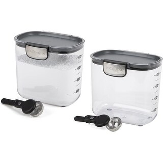 Progressive International ProKeeper+ Clear Plastic Airtight Food Baker ...