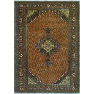 Noori Rug Fine Vintage Distressed Antinea Rust/Drk. Red Rug - 6'5" x 9 ...