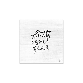 Faith Over Fear Print On Acrylic Glass by Fearfully Made Creations ...