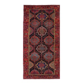 Persian Hand knotted Antique Bakhtiari rug - 3'11'' x 8'05'' - Bed Bath ...