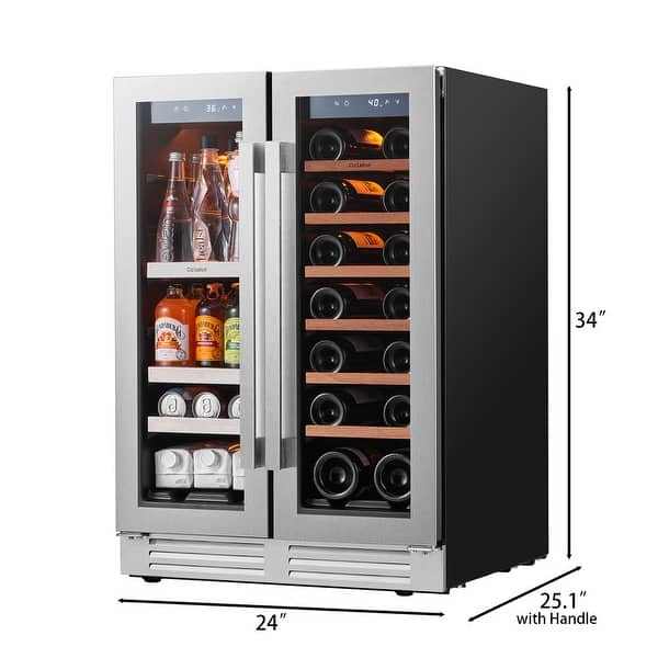 24 Inch 20 Bottle 60 Can Built-in/ Freestanding Cooler - Bed Bath ...