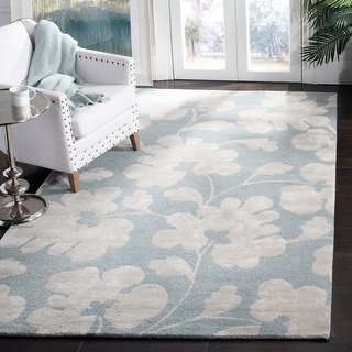 SAFAVIEH Handmade Soho Nurith Floral N.Z. Wool Rug - Bed Bath & Beyond ...