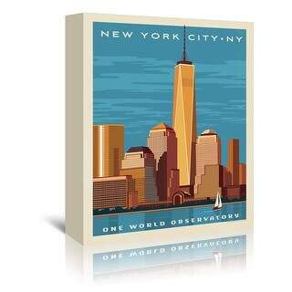 New York One World Observatory by Anderson Design Group Wrapped Canvas ...