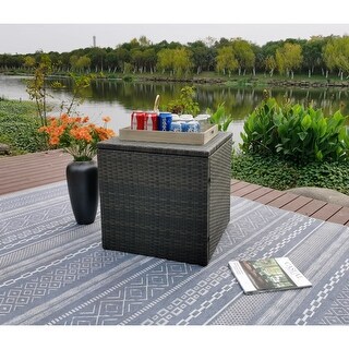 Deck Box Outdoor Indoor Storage Containers-Brown - Bed Bath & Beyond ...