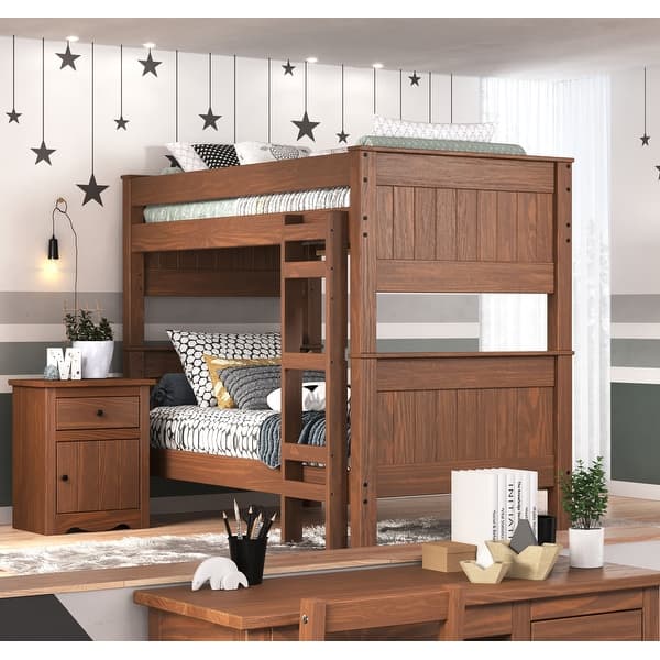 American Furniture Classics Pine Crafter Series Stackable Twin over ...