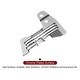 E809 4-Thread Dense-Edge Chrome Plated Needle Plate for Sewing Machines ...