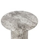Poly & Bark Wels Resin with Marble Finish End Table - Bed Bath & Beyond ...