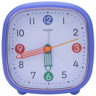 Mechanical Alarm Clock - Colorful Cartoon Design, Gentle Alarm, Silent ...