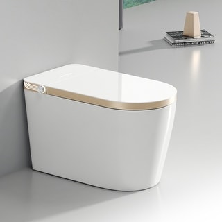 Luxury Smart Toilet with Auto Open/Close Lid and Remote Control - Bed ...