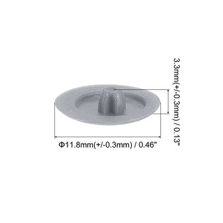 Screw Cap Covers, 120pcs 11.8x3.3mm Plastic Screw Decoration Cover ...