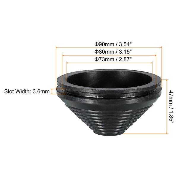 Rubber Grommet Conical for Wire Protection of Thick Plate - Black - Bed ...