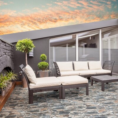 Merola Tile Rambla Arena 15.75" x 23.75" Porcelain Floor and Wall Tile ...