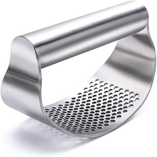 Garlic Press Rocker Stainless Steel Garlic Mincer Crusher - Bed Bath ...