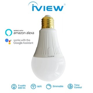 New 900lm IVIEW-ISB800 Smart WiFi LED Light Bulb, Multi-color, Dimmable ...