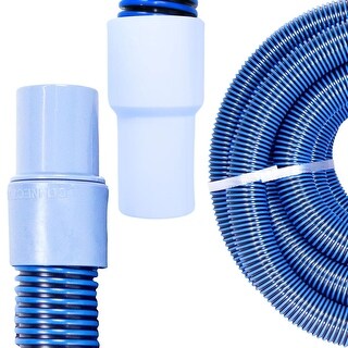 Swimline HydroTools 40’ Premium Spiral Wound Pool Vacuum Hose with ...