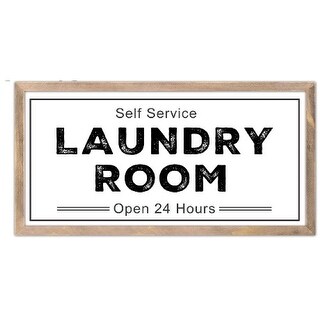 Framed Wooden Sign Laundry Room - Bed Bath & Beyond - 40153119