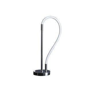 21â€ Modern Silver LED Elastic Tube Desk Lamp - Bed Bath & Beyond ...