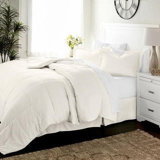 8pc King Size Luxury Ultra Soft Bedding Set Vanilla - Bed Bath & Beyond ...